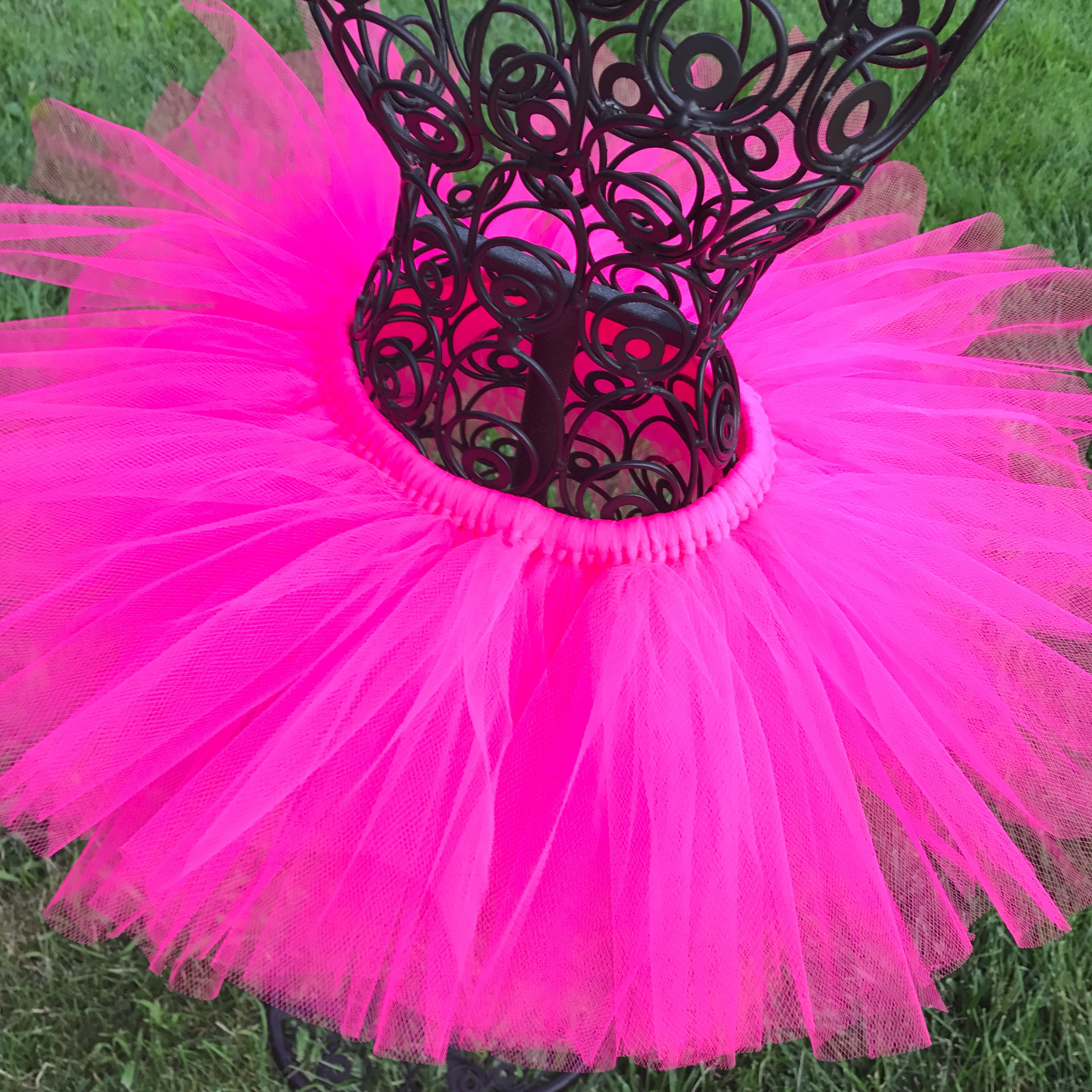 Hot Pink Tutu Petti Skirt Bright Pink Tutu Pink Party Skirt Cake Smash ...