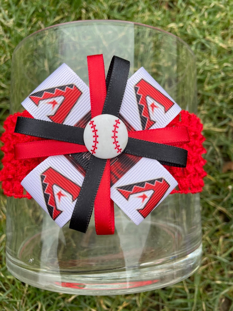 Arizona Diamondbacks Headband or Hair Bow fits Any Size Head - Etsy