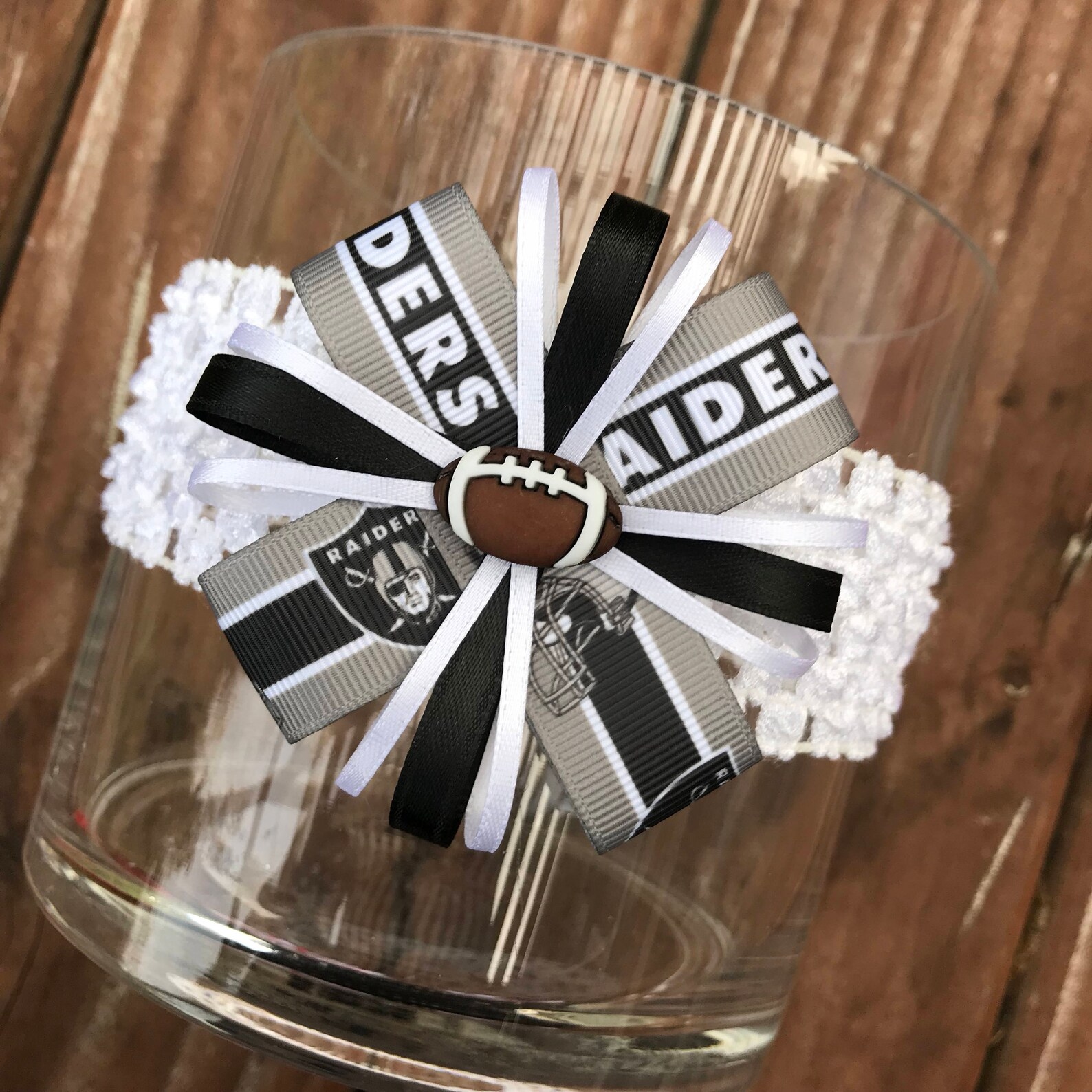 Raiders Headband or Hair Bow Raiders Hair Bow Raiders Ribbon | Etsy