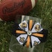 NEW ORLEANS SAINTS Black and Gold Headband or Hair Bow Saints Pin ...