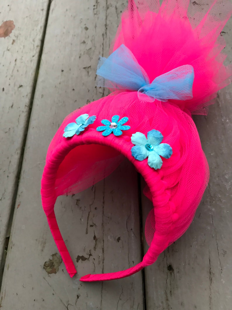 Princess Poppy and Branch Trolls Headband Poppy Headband Poppy | Etsy