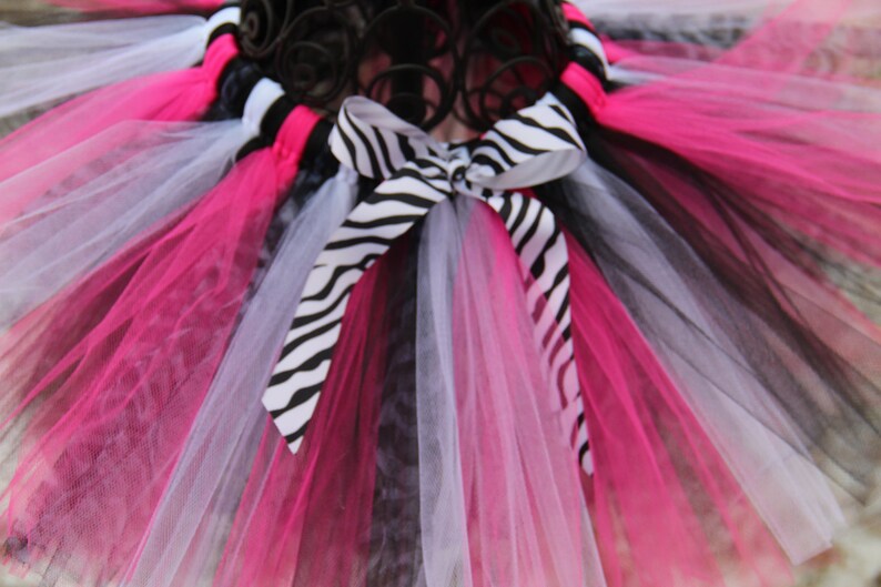 Pink Zebra Tutu Zebra Print Tutu - Etsy