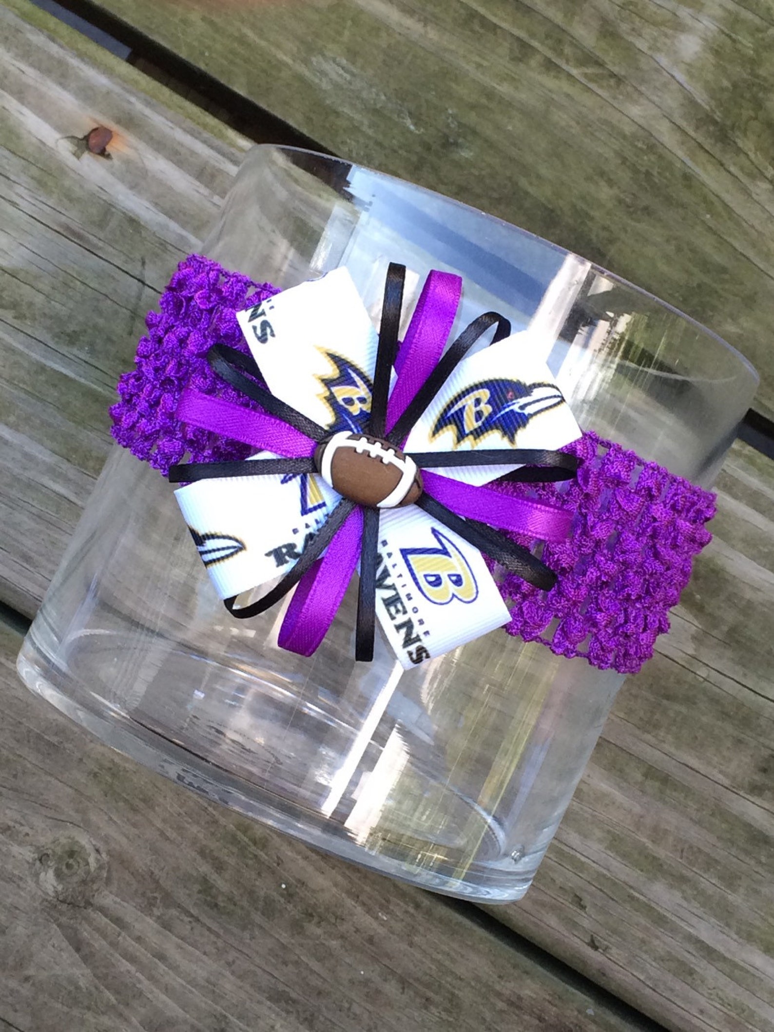 Baltimore Ravens Headband or Hair Bow - Etsy