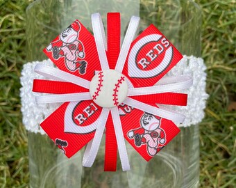 Cincinnati Reds Baseball Minnie Mouse Ears Cincinnati Reds Fans Reds ...