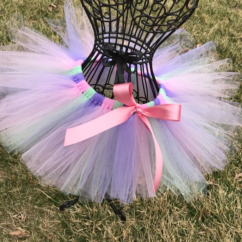 Unicorn Tutu Pastel Rainbow Tutu Unicorn Party Theme Mint - Etsy