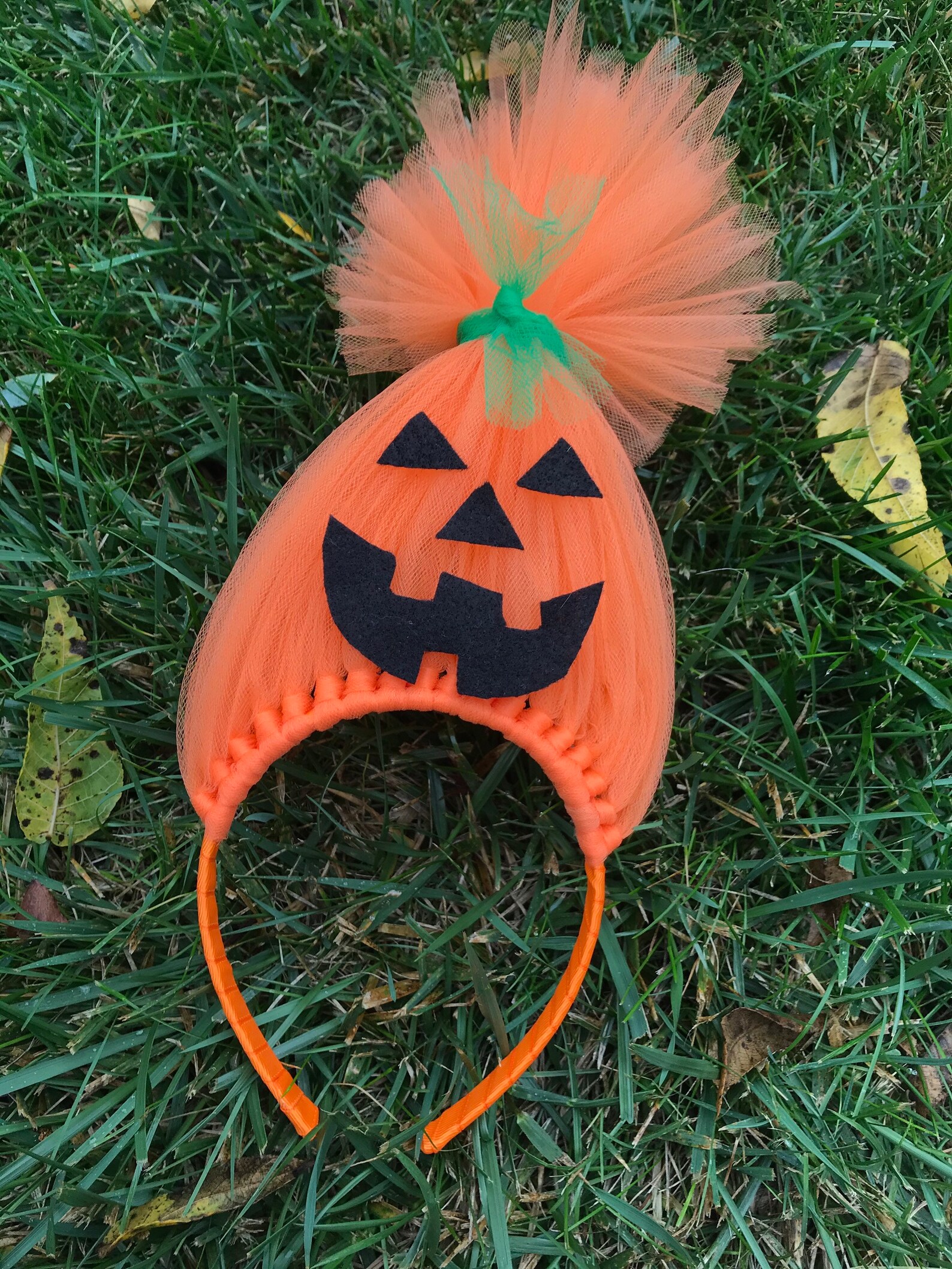 Pumpkin Head Headband Pumpkin Headband Wig Pumpkin Costume - Etsy