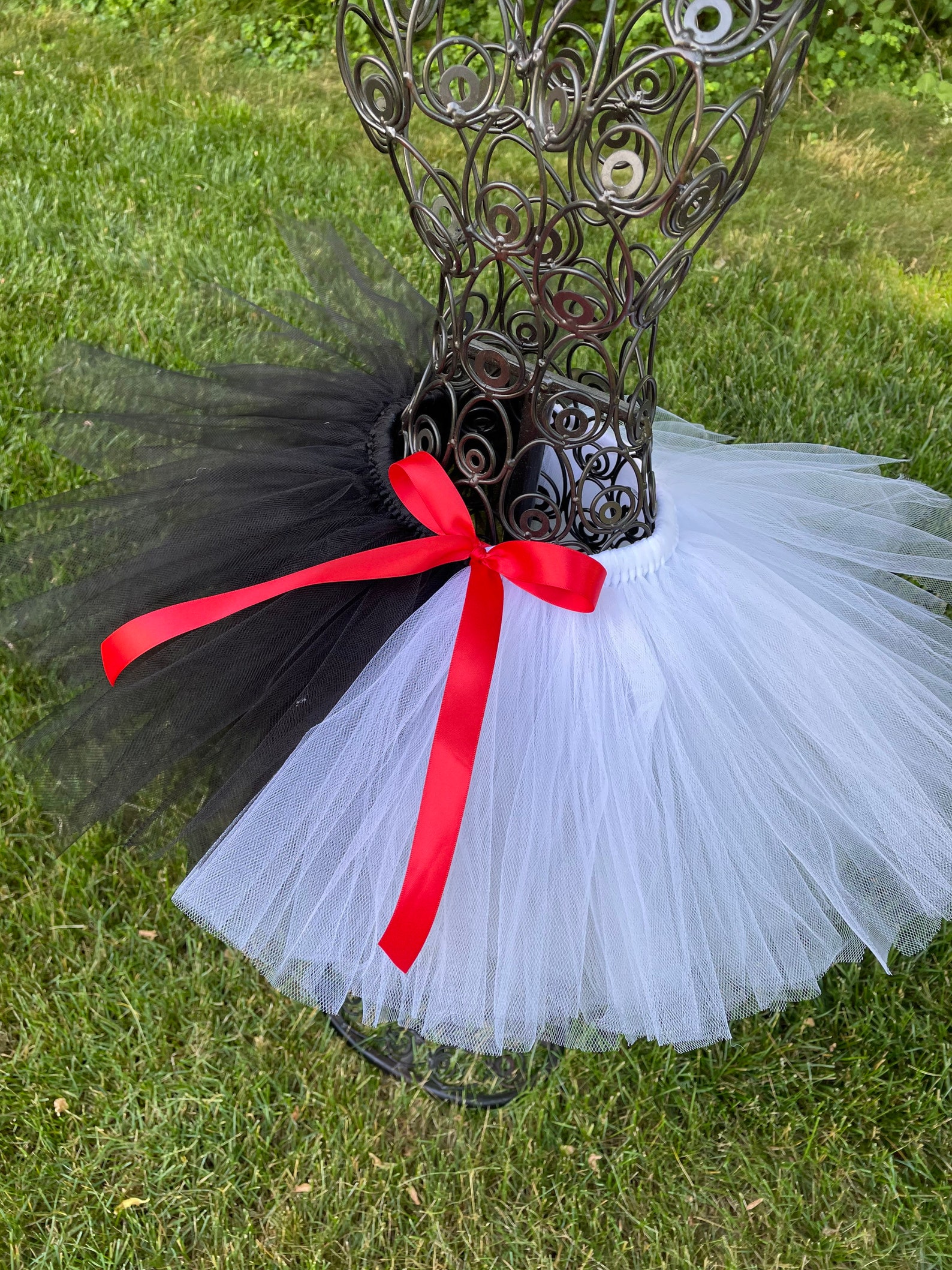 Cruella De Vil Inspired Tutu Petty Skirt Cruella Skirt Cruella - Etsy