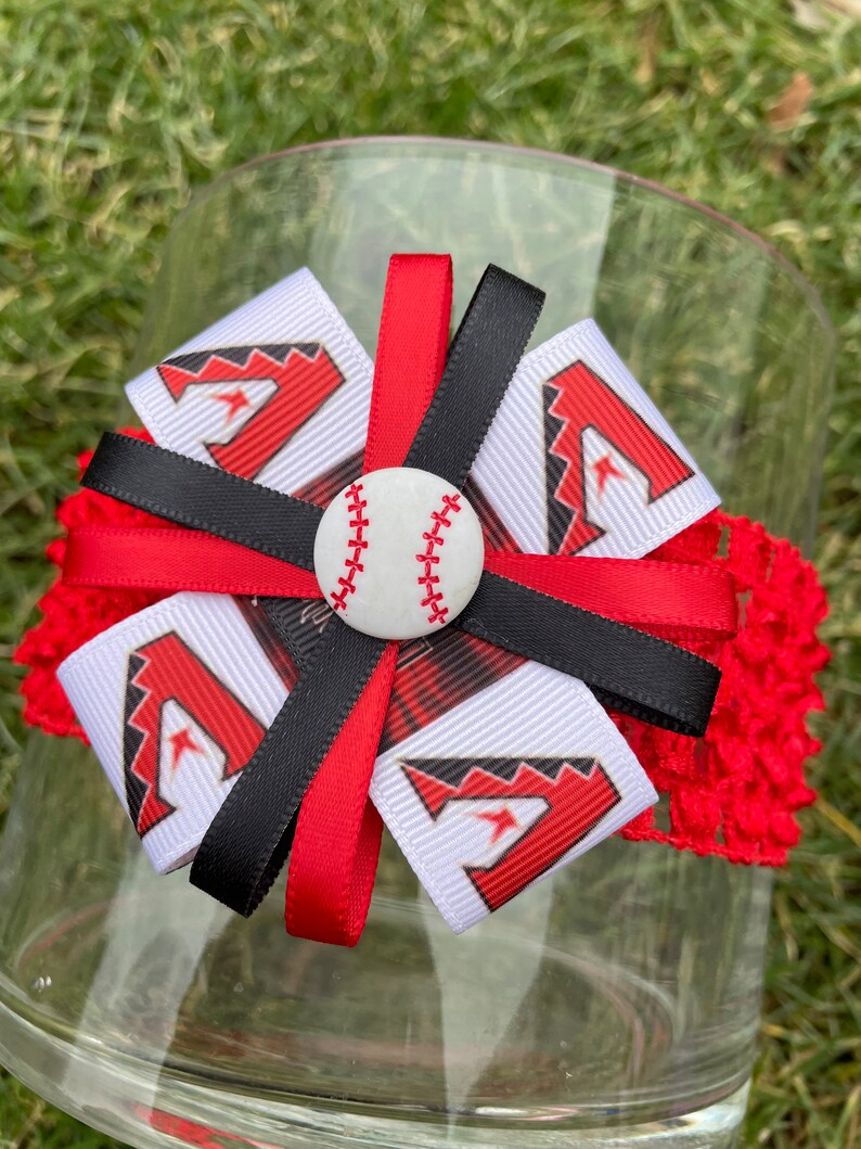 Arizona Diamondbacks Headband or Hair Bow fits Any Size Head - Etsy
