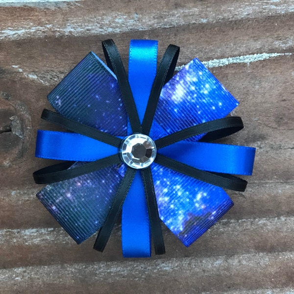 Outer Space Hair Bow - Etsy
