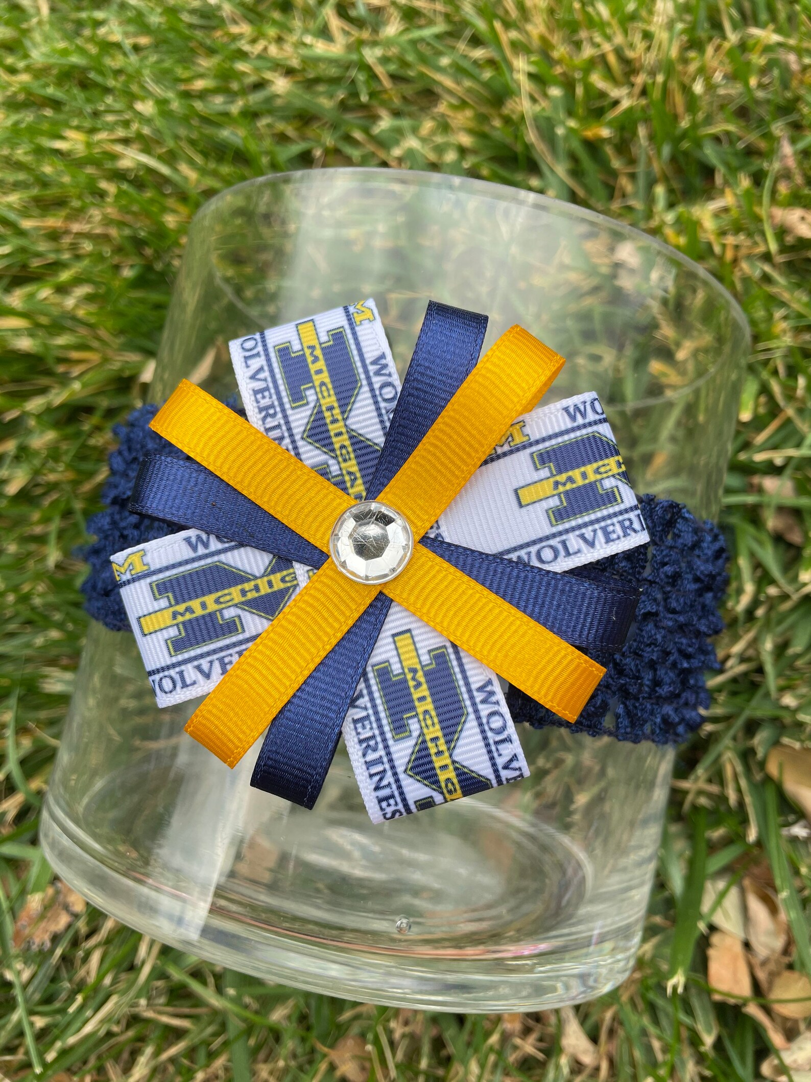 Michigan Wolverines Headband or Hair Bow University of | Etsy