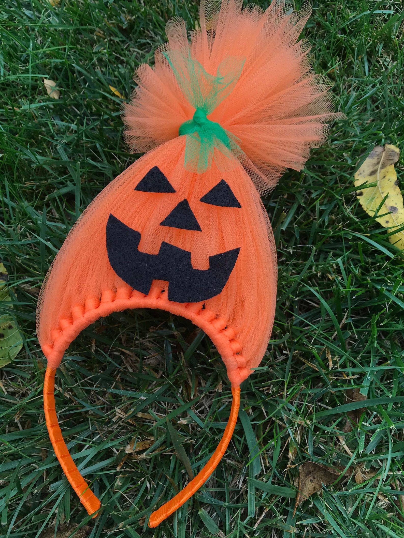 Pumpkin Head Headband Pumpkin Headband Wig Pumpkin Costume - Etsy