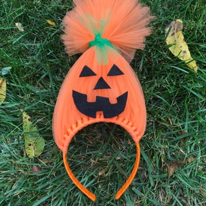 Pumpkin Head Headband Pumpkin Headband Wig Pumpkin Costume Pumpkin ...