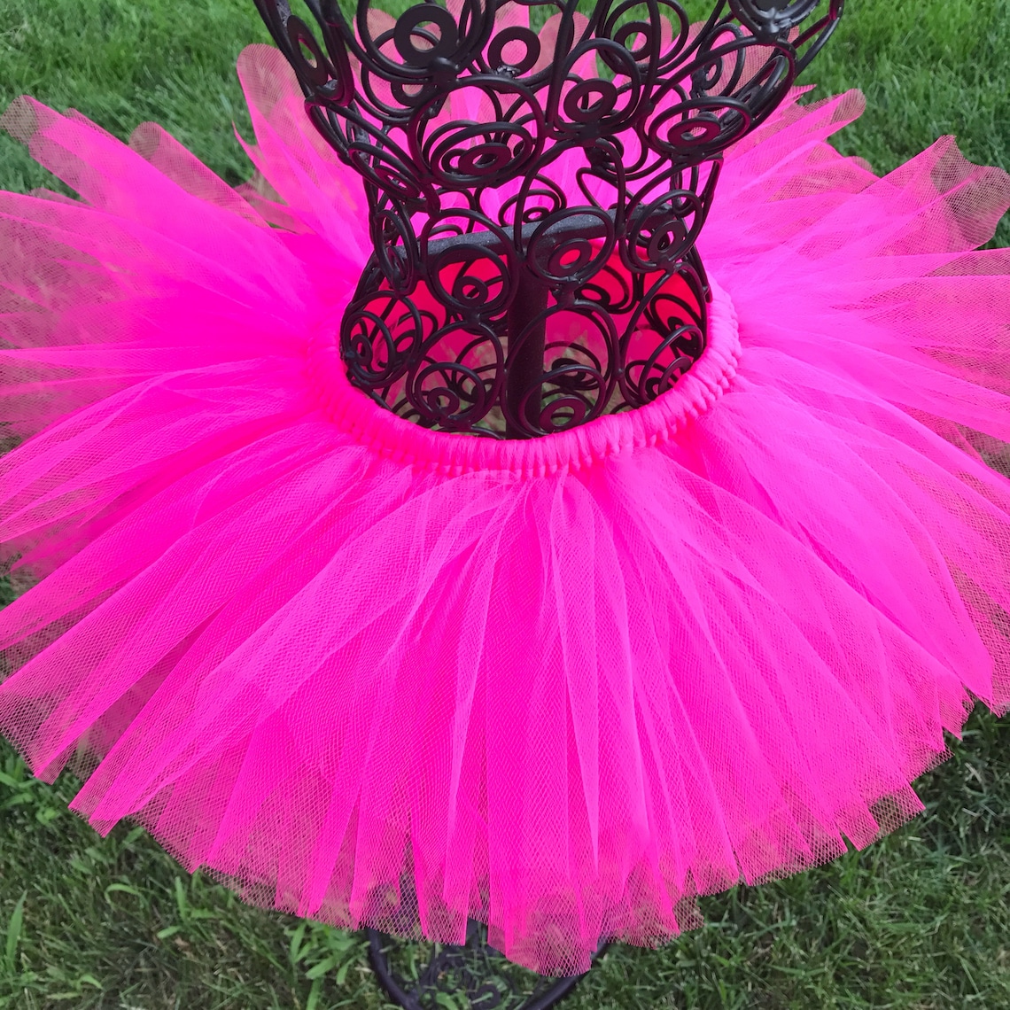 Hot Pink Tutu Petti Skirt Bright Pink Tutu Pink Party Skirt Cake Smash ...