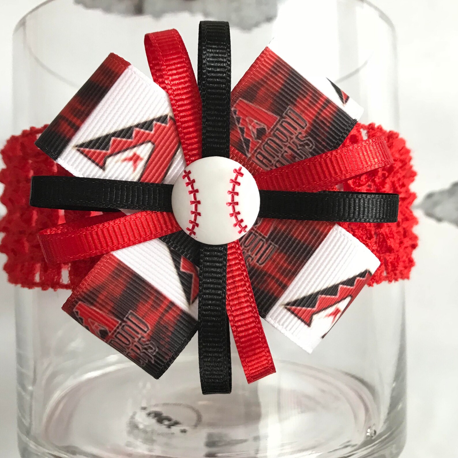 Arizona Diamondbacks Headband or Hair Bow fits Any Size Head - Etsy