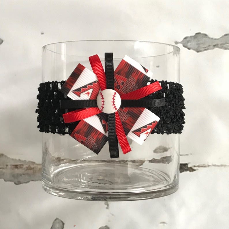 Arizona Diamondbacks Headband or Hair Bow fits Any Size Head - Etsy