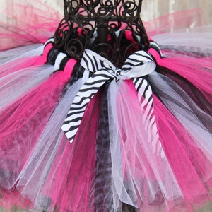 Pink Zebra Tutu Zebra Print Tutu - Etsy