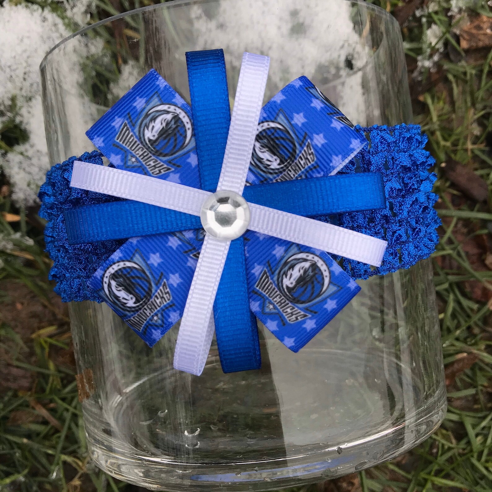 Dallas Mavericks Headband or Hair Bow Mavericks Ribbon Bow | Etsy