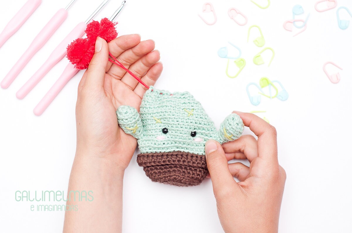 Patrón Amigurumi Monedero Cactus Patrón En ESPAÑOL De | Etsy