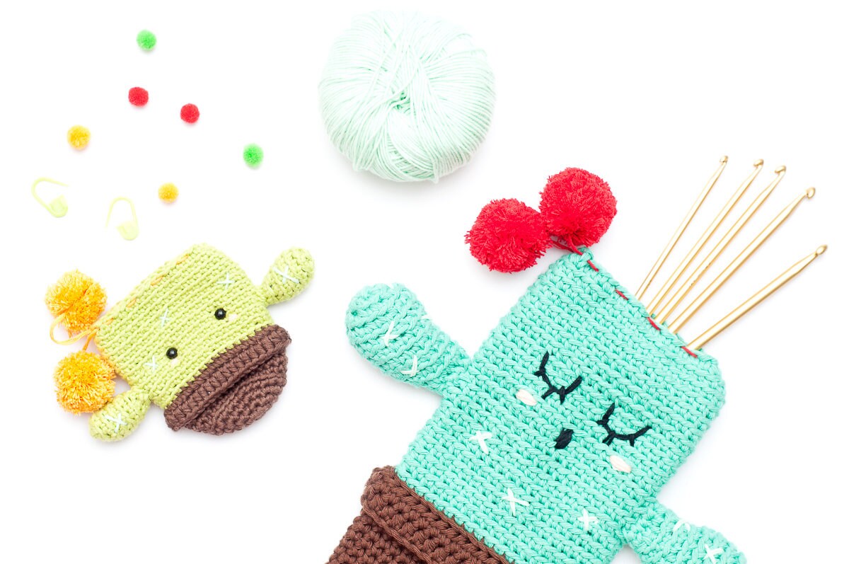 Patrón Amigurumi Monedero Cactus Patrón En ESPAÑOL De | Etsy