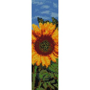 Sunflower Loom Bead Pattern Bracelet Cuff Bookmark Seed - Etsy