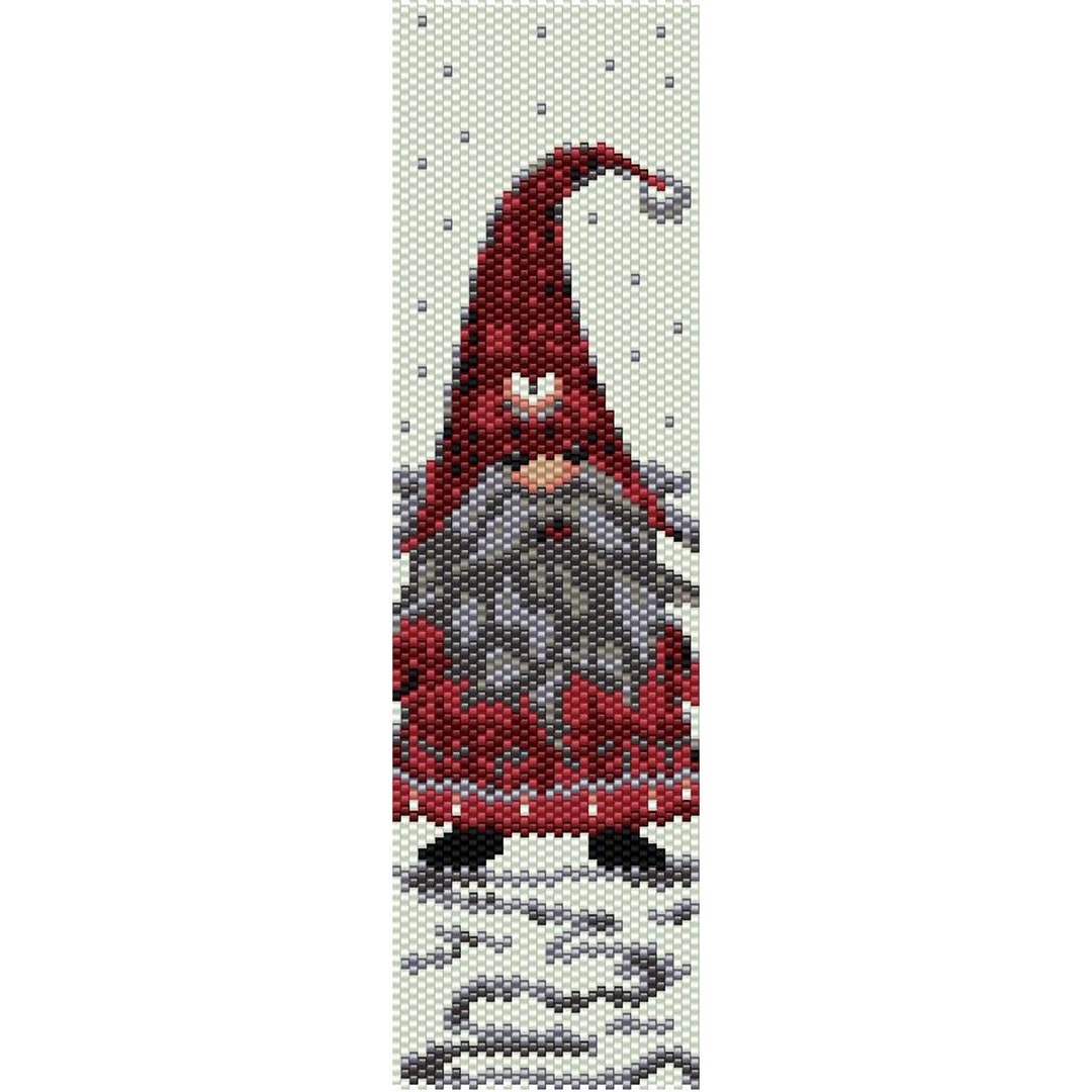 Gnome for the Holidays Peyote Bead Pattern, Christmas Bracelet ...