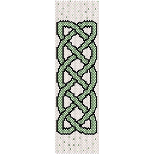 Celtic Knots 9 Peyote Bead Pattern Bracelet Cuff Seed - Etsy