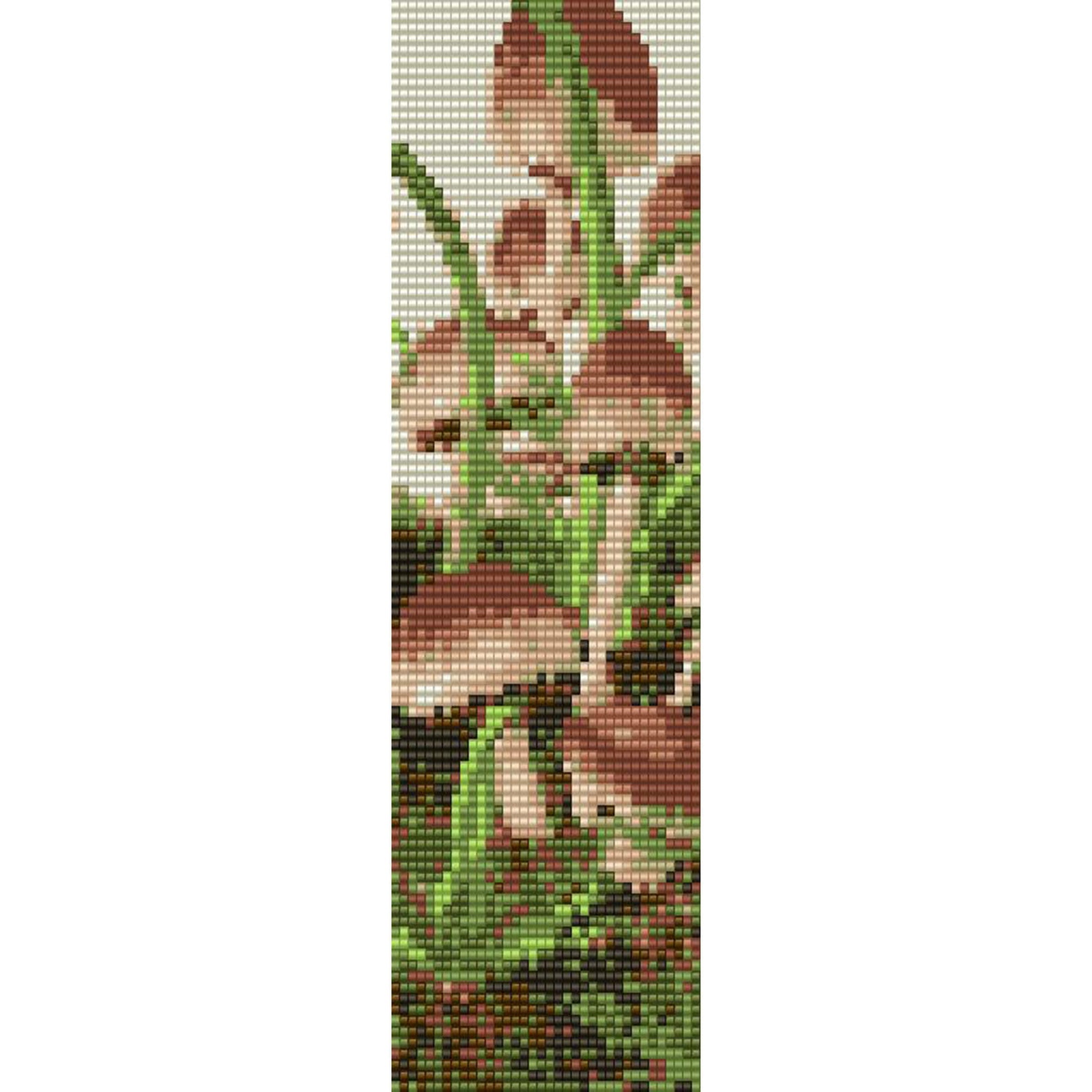 Mushrooms Loom Bead Pattern Bracelet Cuff Bookmark Seed - Etsy