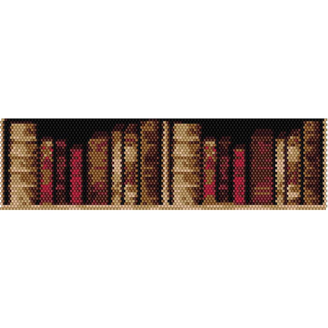 Books 1 Peyote Bead Pattern, Bracelet Pattern, Bookmark Pattern, Seed ...