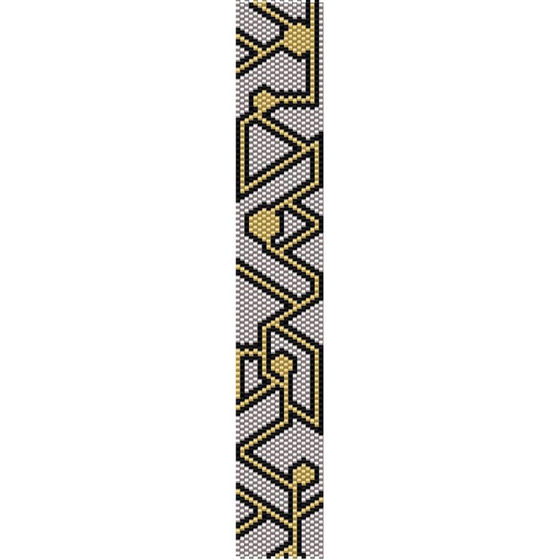 Geometric 11 Peyote Bead Pattern, Bracelet Cuff, Bookmark, Seed Beading ...