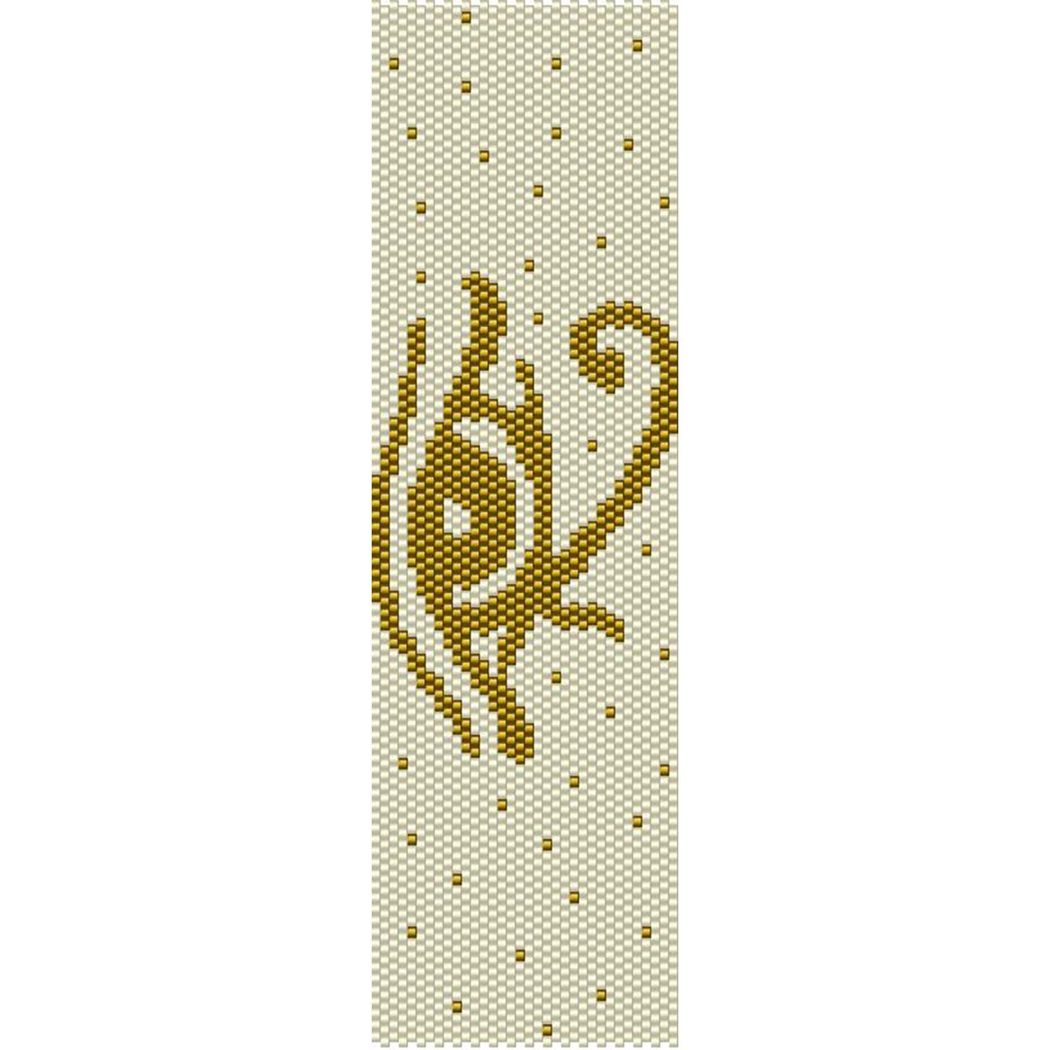 Eye of Horus Peyote Bead Pattern, Bracelet Cuff, Bookmark, Seed Beading ...