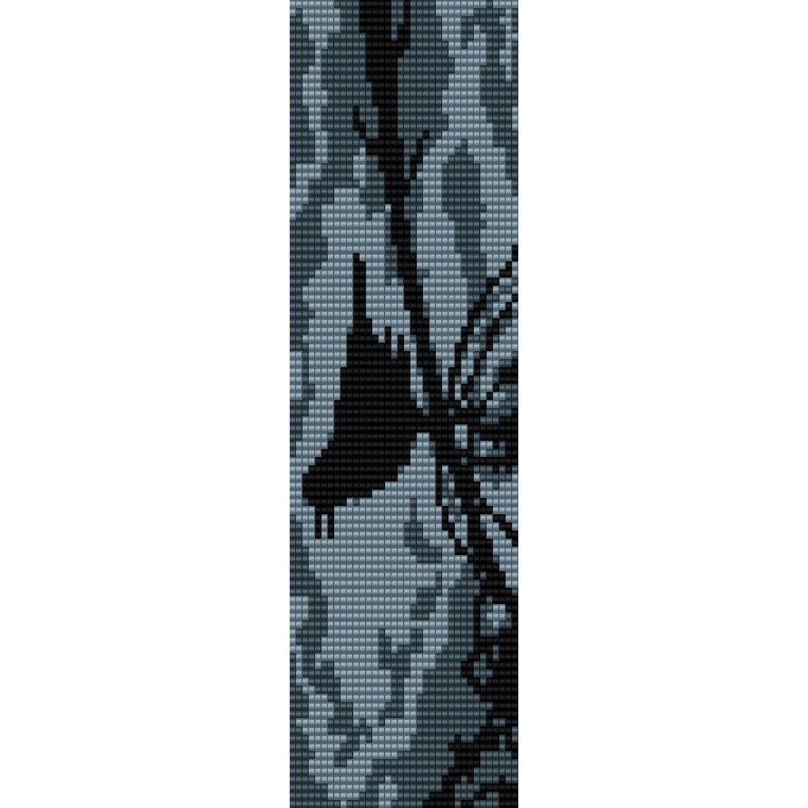 Blackbird Loom Bead Pattern Bracelet or Bookmark Pattern | Etsy