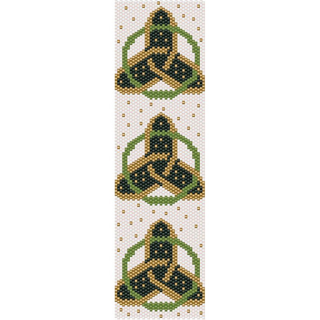Celtic Knots 6 Peyote Bead Pattern, Bracelet Cuff, Seed Beading Pattern ...