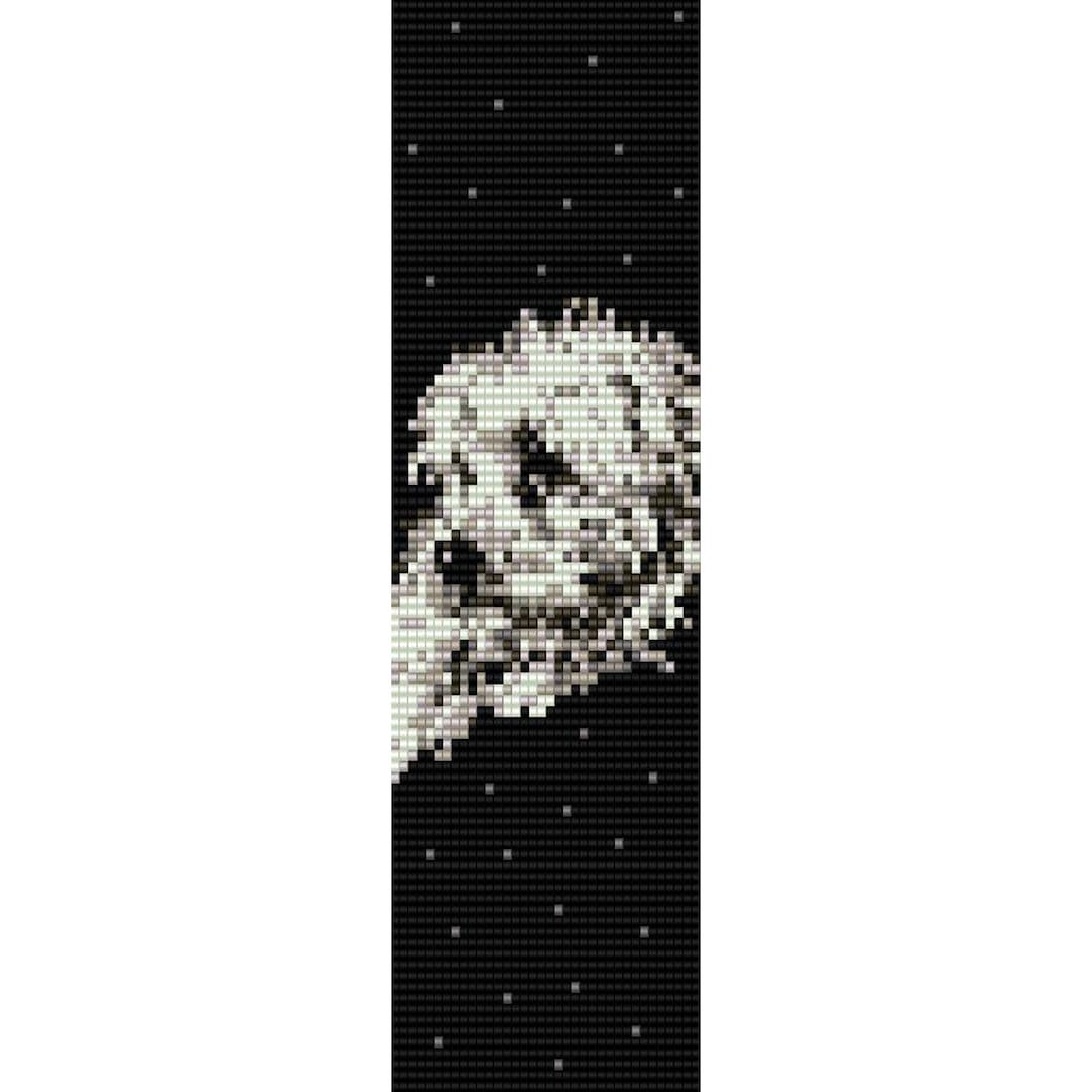 Maltese Dog Loom Bead Pattern, Dog Bracelet Pattern, Bookmark Pattern ...