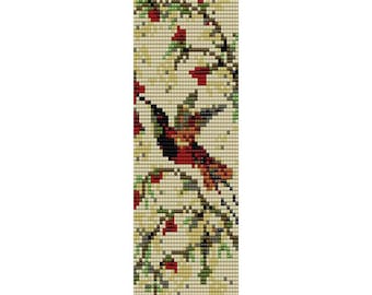 Palm Trees Sunset Peyote Bead Pattern, Bracelet Cuff, Bookmark, Seed ...