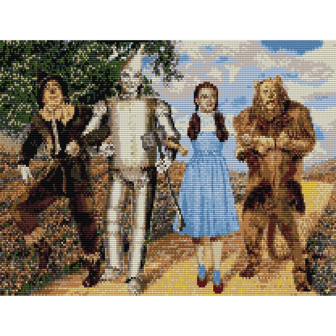 Off to See the Wizard Loom Bead Pattern, Oz Tapestry, Wall Pattern ...