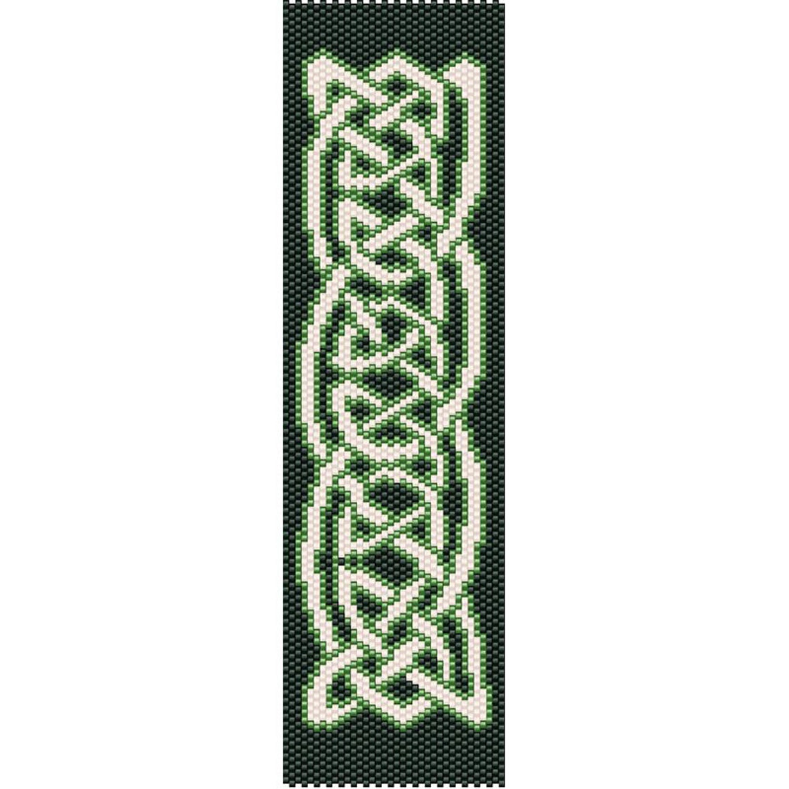 Celtic Knots 11 Peyote Bead Pattern, Bracelet Cuff, Bookmark, Seed ...