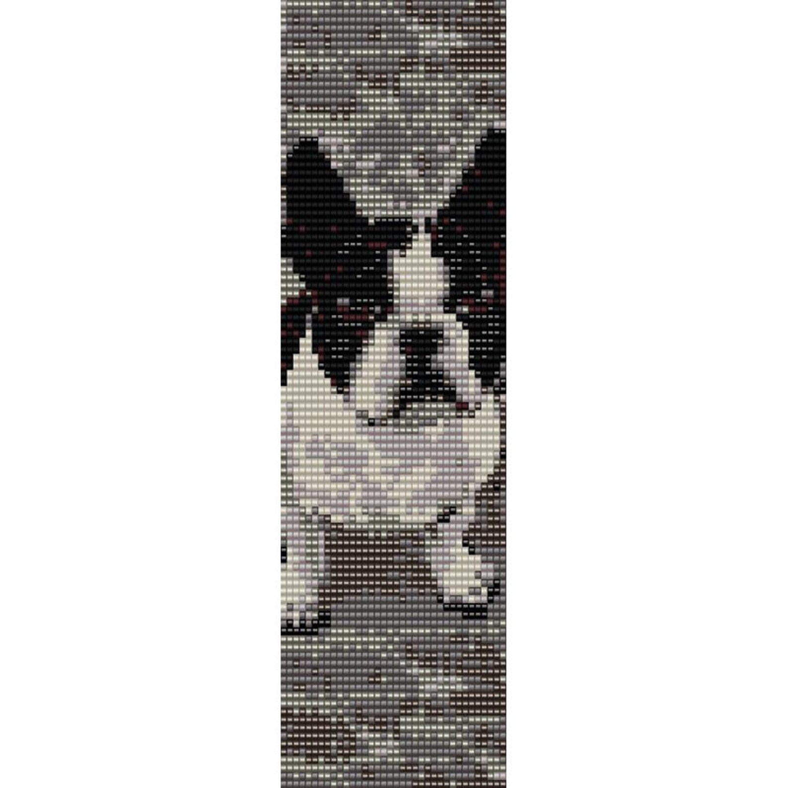 French Bulldog Loom Bead Pattern Bracelet Cuff Bookmark - Etsy