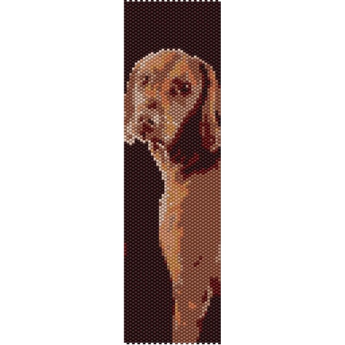Beagle Dog Peyote Bead Pattern Bracelet Cuff Bookmark Seed - Etsy