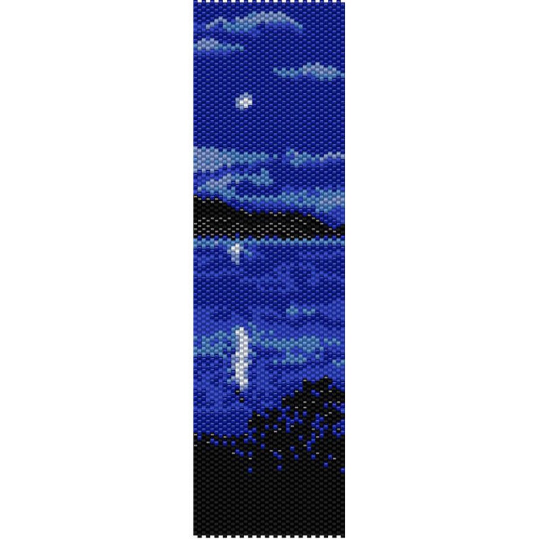 Moon Lake Peyote Bead Pattern, Bracelet Pattern, Bookmark Pattern, Seed ...