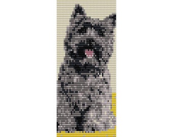 Wolf Loom Bead Pattern, Bracelet Cuff, Bookmark, Seed Beading Pattern ...