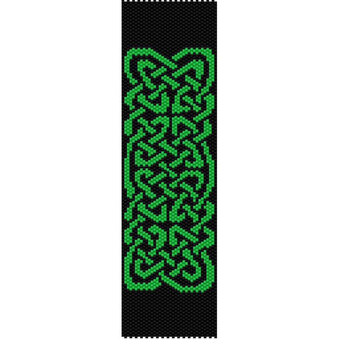 Celtic Knots 9 Peyote Bead Pattern, Bracelet Cuff, Seed Beading Pattern ...
