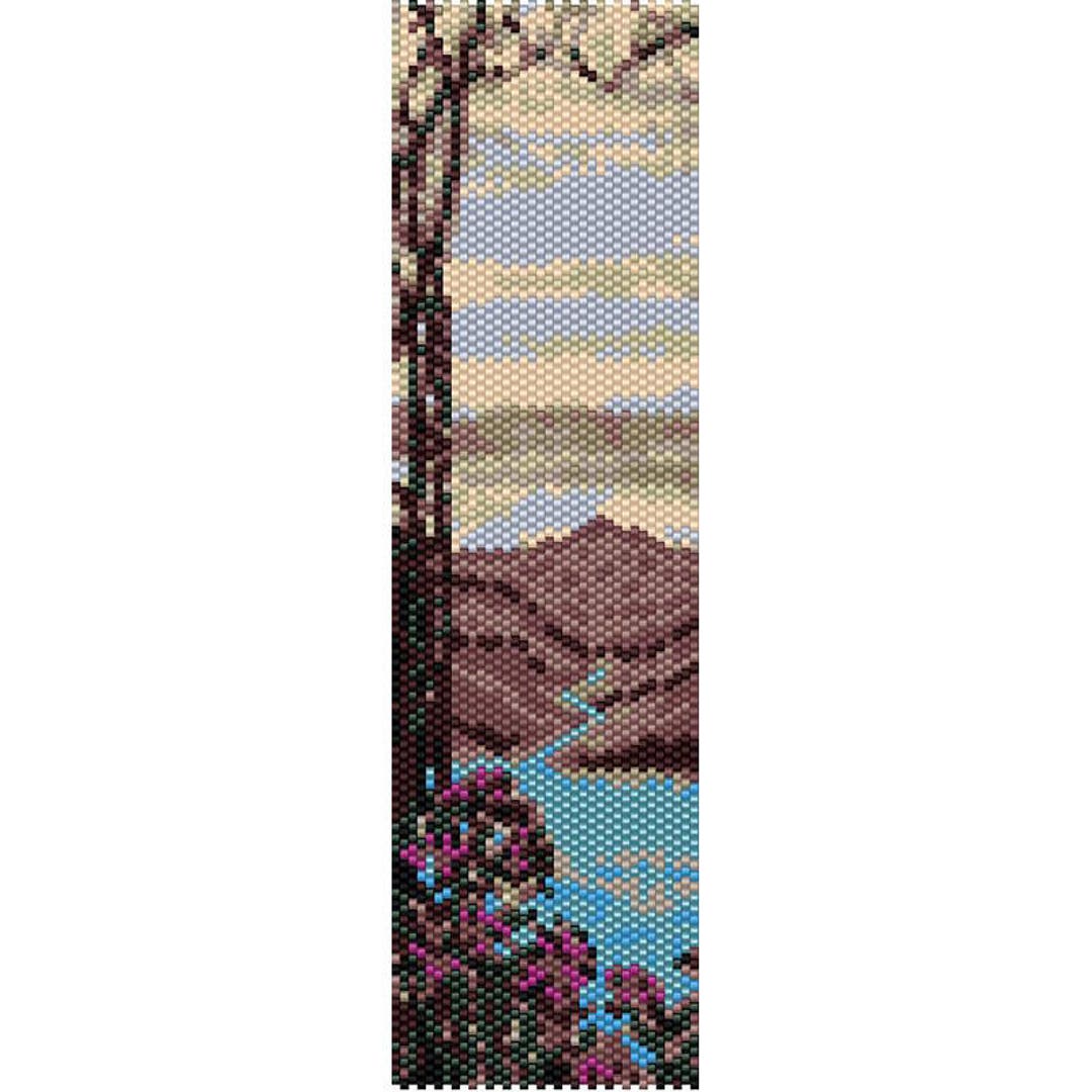 Lake 4 Peyote Bead Pattern, Bracelet Cuff Pattern, Bookmark Pattern ...