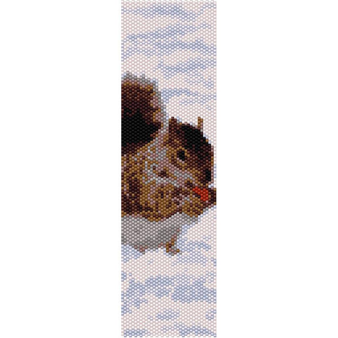 Squirrel Peyote Bead Pattern, Bracelet Pattern, Bookmark Pattern, Seed ...