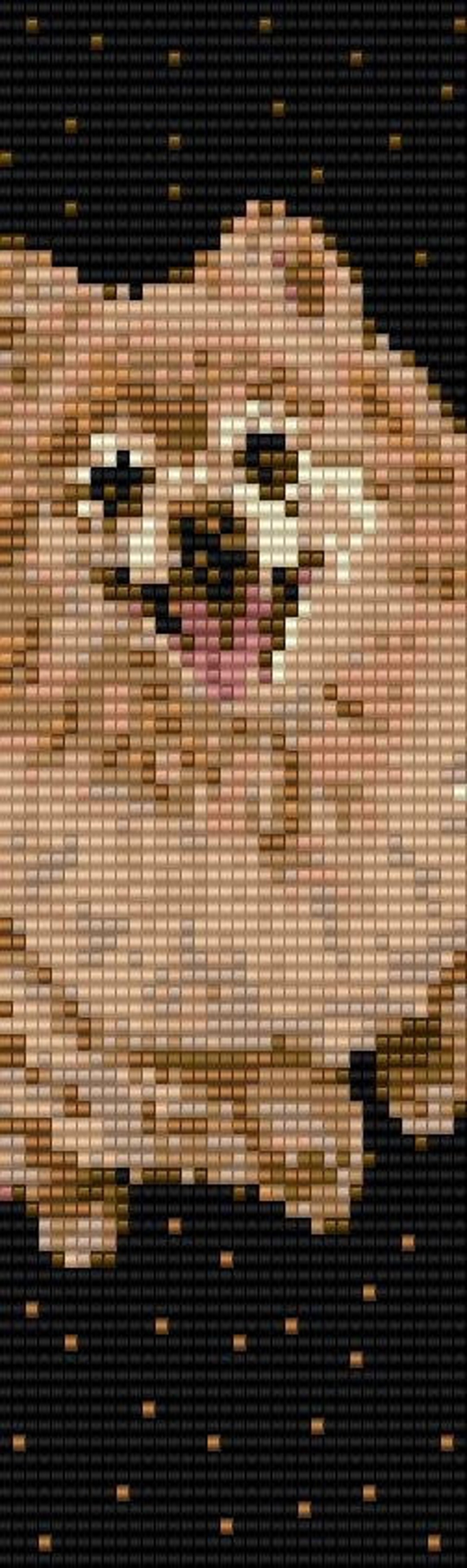 Pomeranian Dog Loom Bead Pattern Dog Bracelet Pattern - Etsy