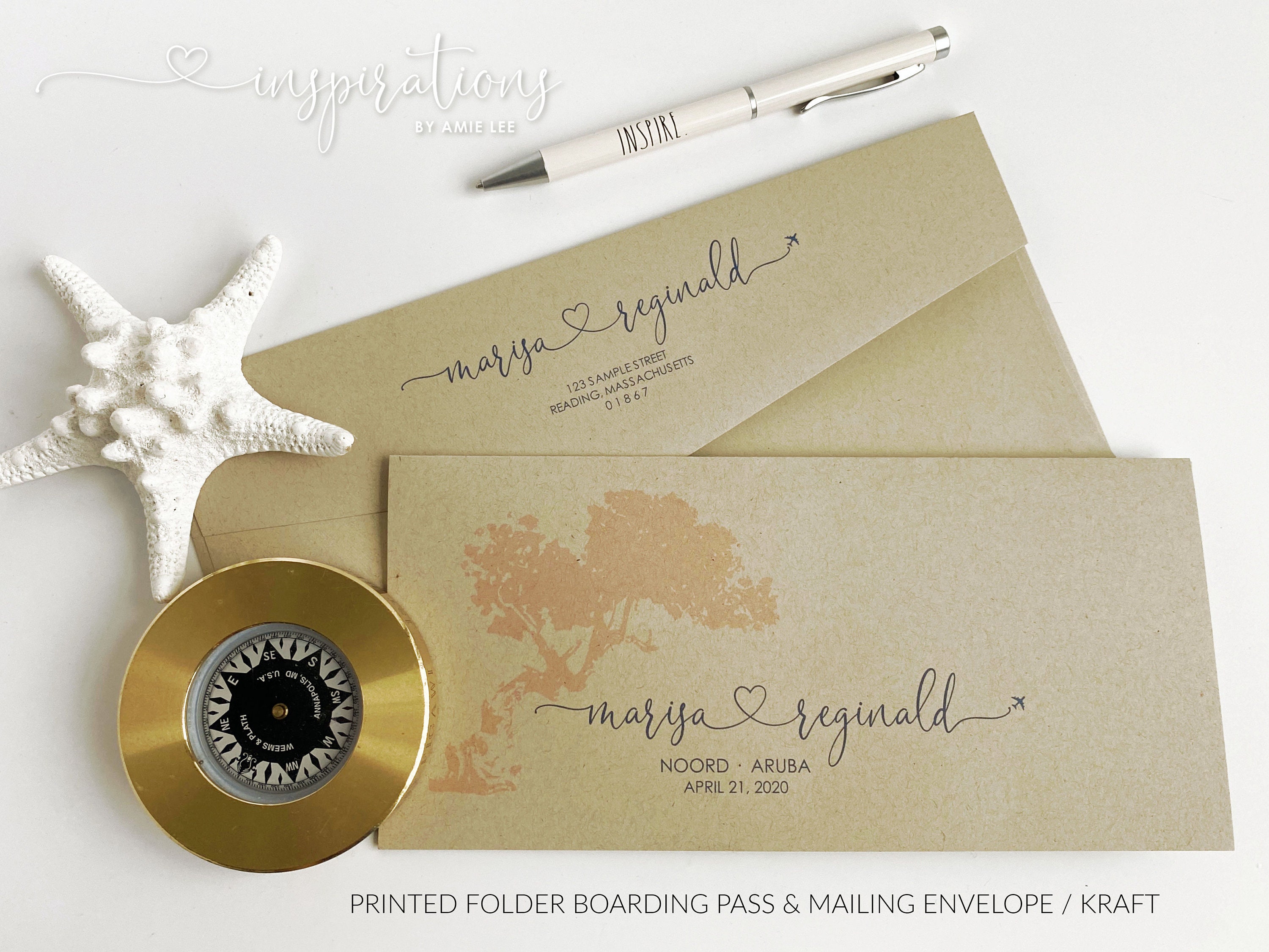 Boarding Pass Wedding Invitations Destination Wedding Etsy