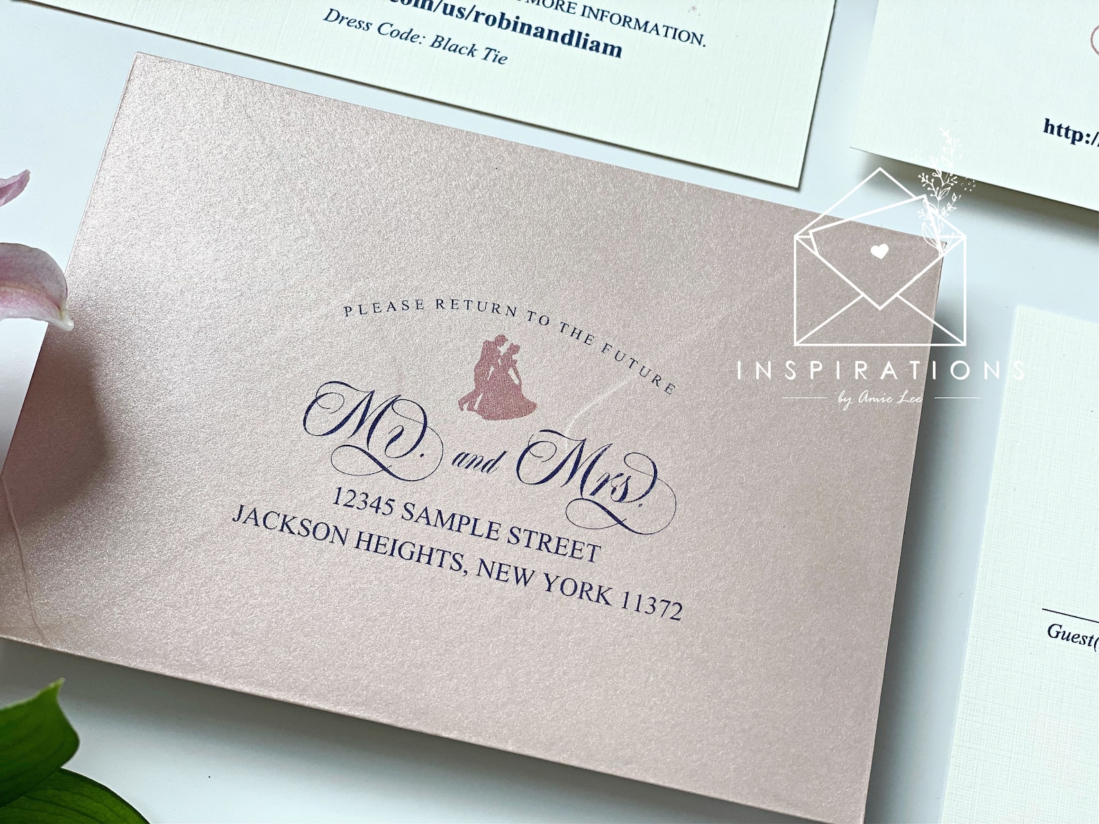 Elegant Disney Wedding Invitations Fairy Tale Wedding Disney - Etsy