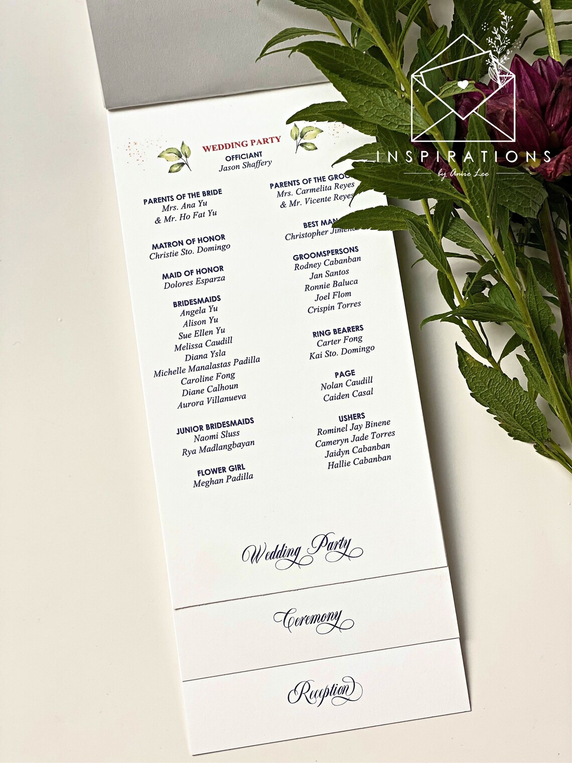 Disney Wedding Programs, Disney Ceremony Program, Beauty and the Beast ...
