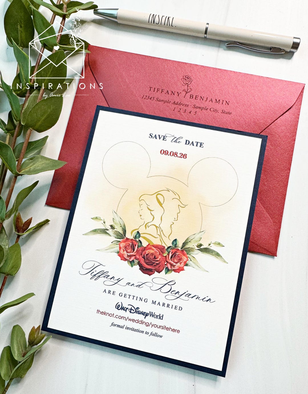 Disney Theme Wedding, Disney Save the Dates, Disney Inspired ...