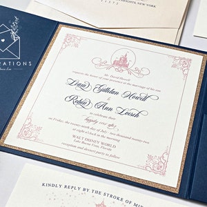 Elegant Disney Wedding Invitations, Fairy Tale Wedding, Disney Wedding ...