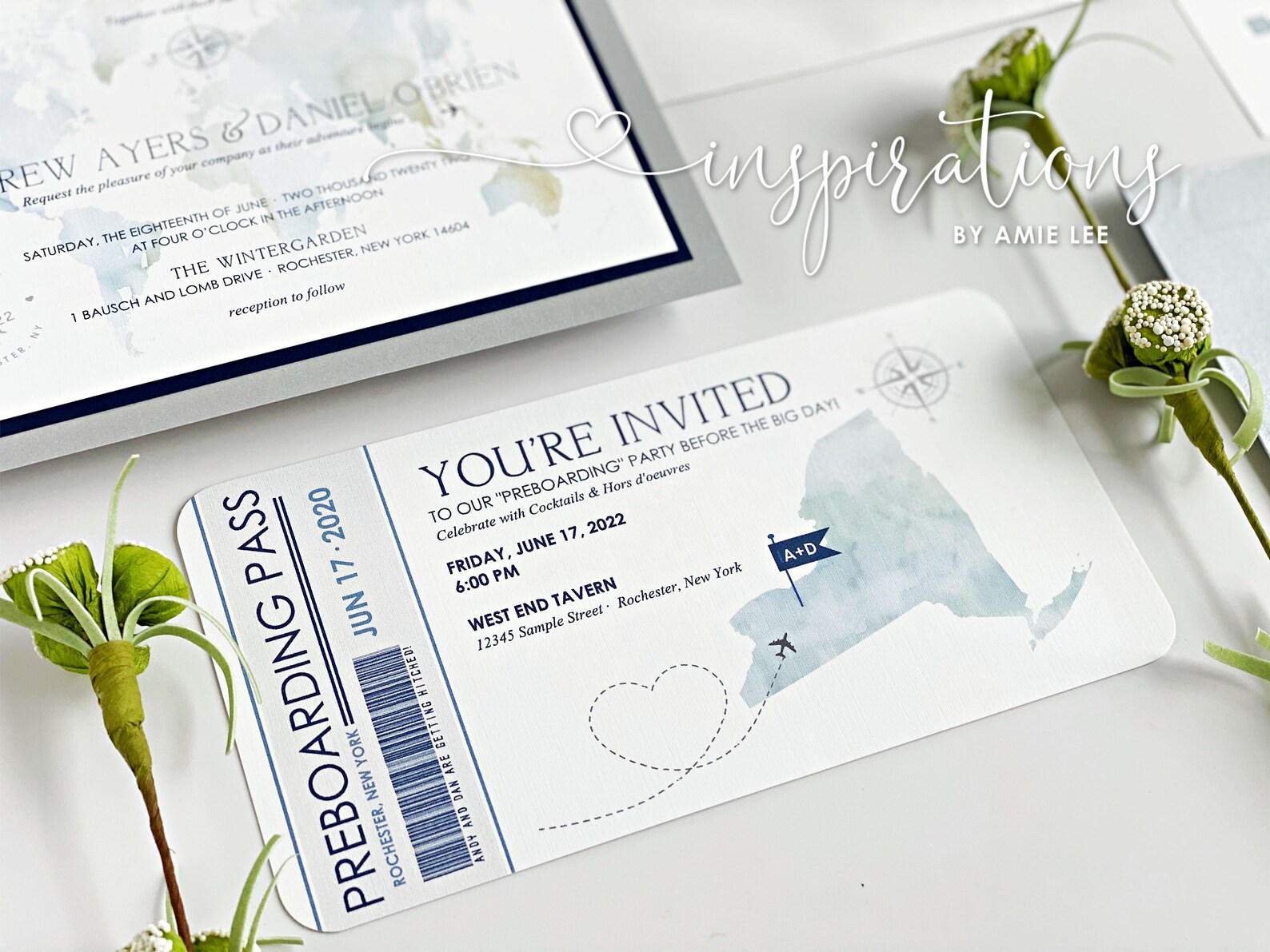Travel Theme Wedding Invitations Watercolor World Map - Etsy